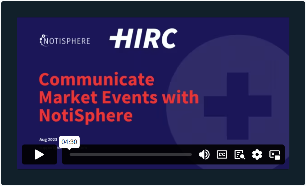 Communications Standard - HIRC